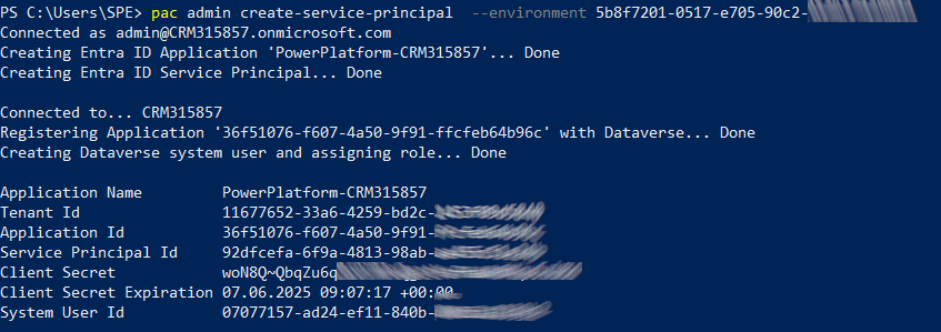 Create a service principal with Power Platform CLI | Dynamics Chronicles Create a service principal with Power Platform CLI | Dynamics Chronicles